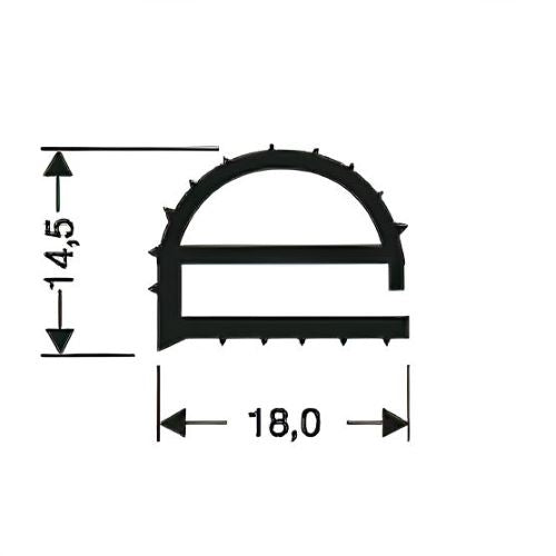 Coldroom Door Compression Gasket - Absolute Coldroom