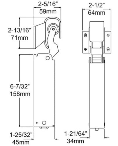 KASON 1094 Door Closer - Absolute Coldroom